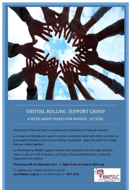 BRISSC | Virtual Support Group Announced!