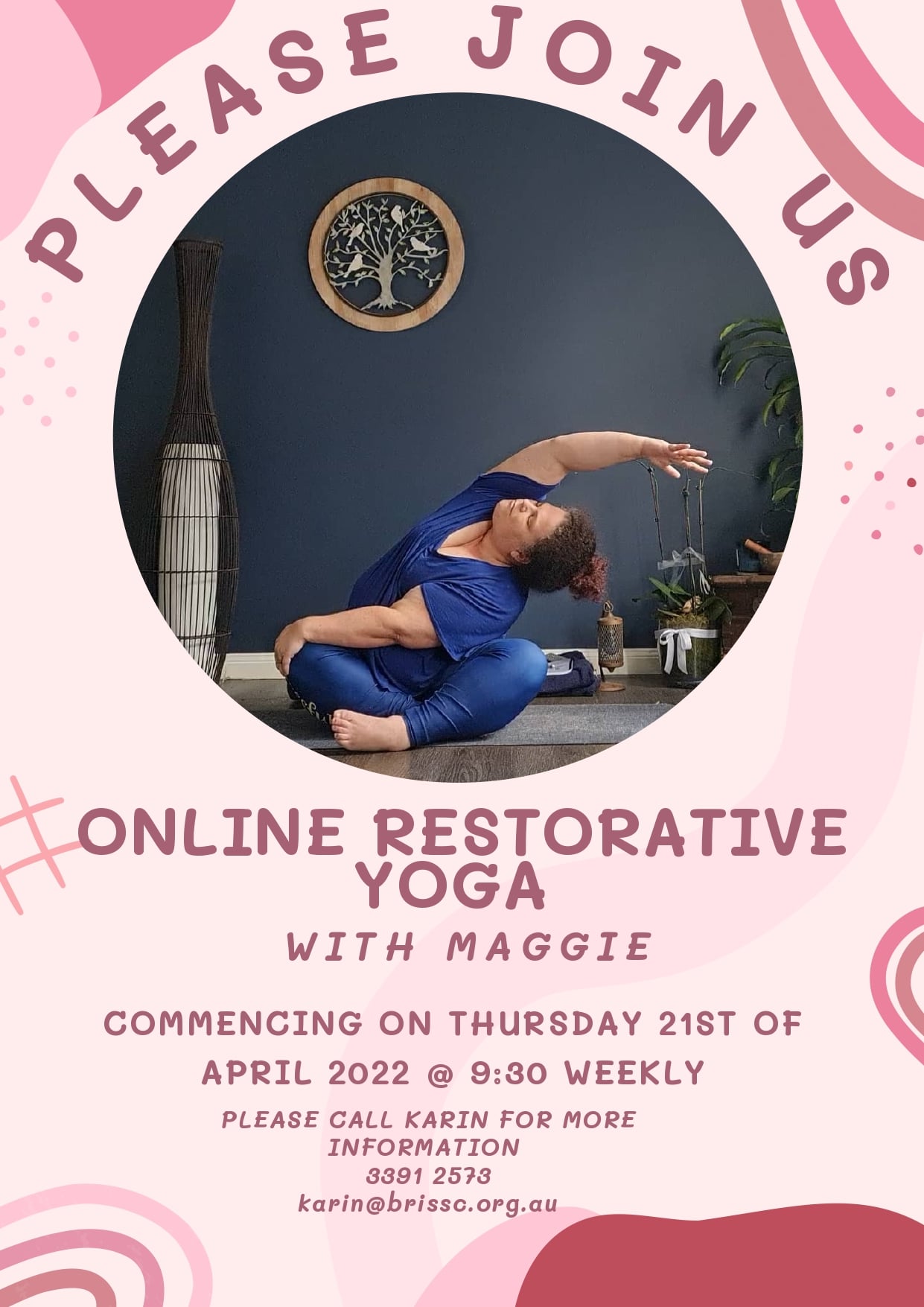 BRISSC | Weekly Free Restorative Yoga