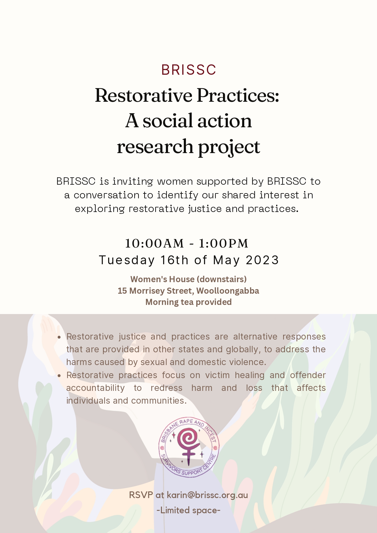 BRISSC | Community Event – Conversation About Restorative Justice