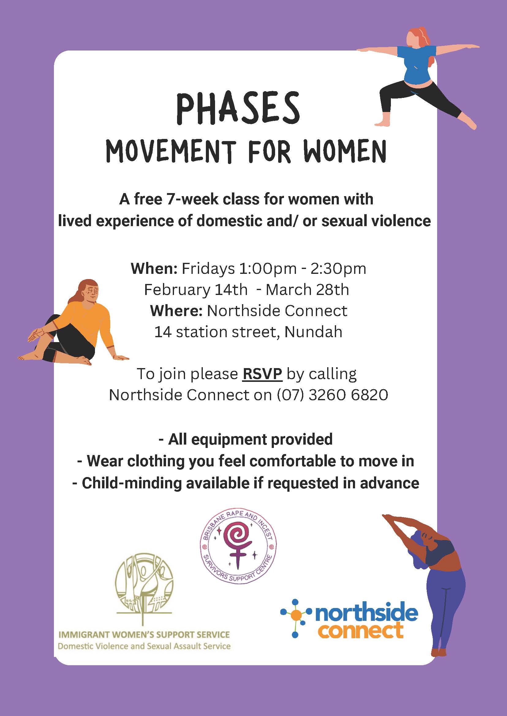 BRISSC | Phases – Movement Workshop Series @ Nundah